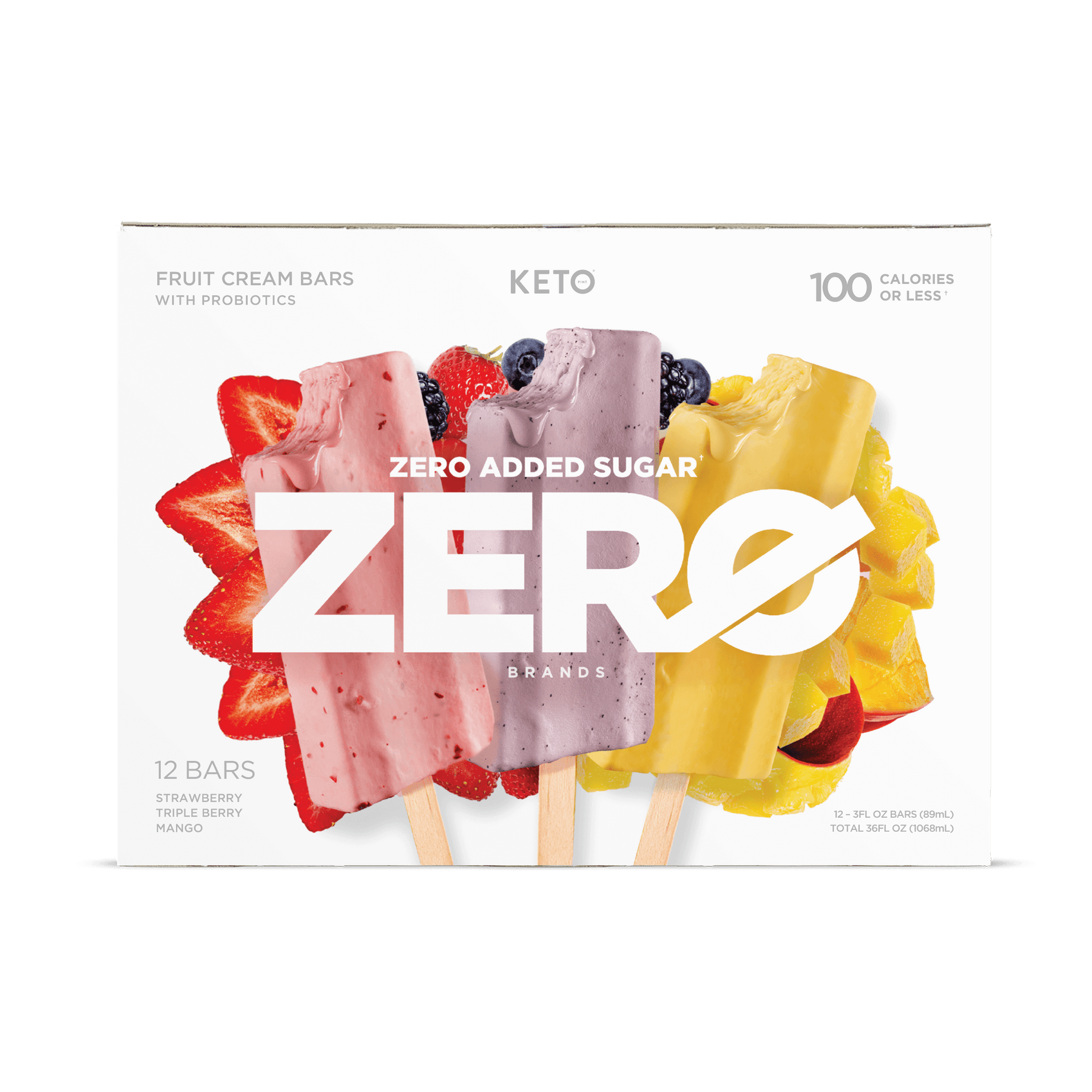 Fruit Cream Bar Variety Pack - Zero Brands