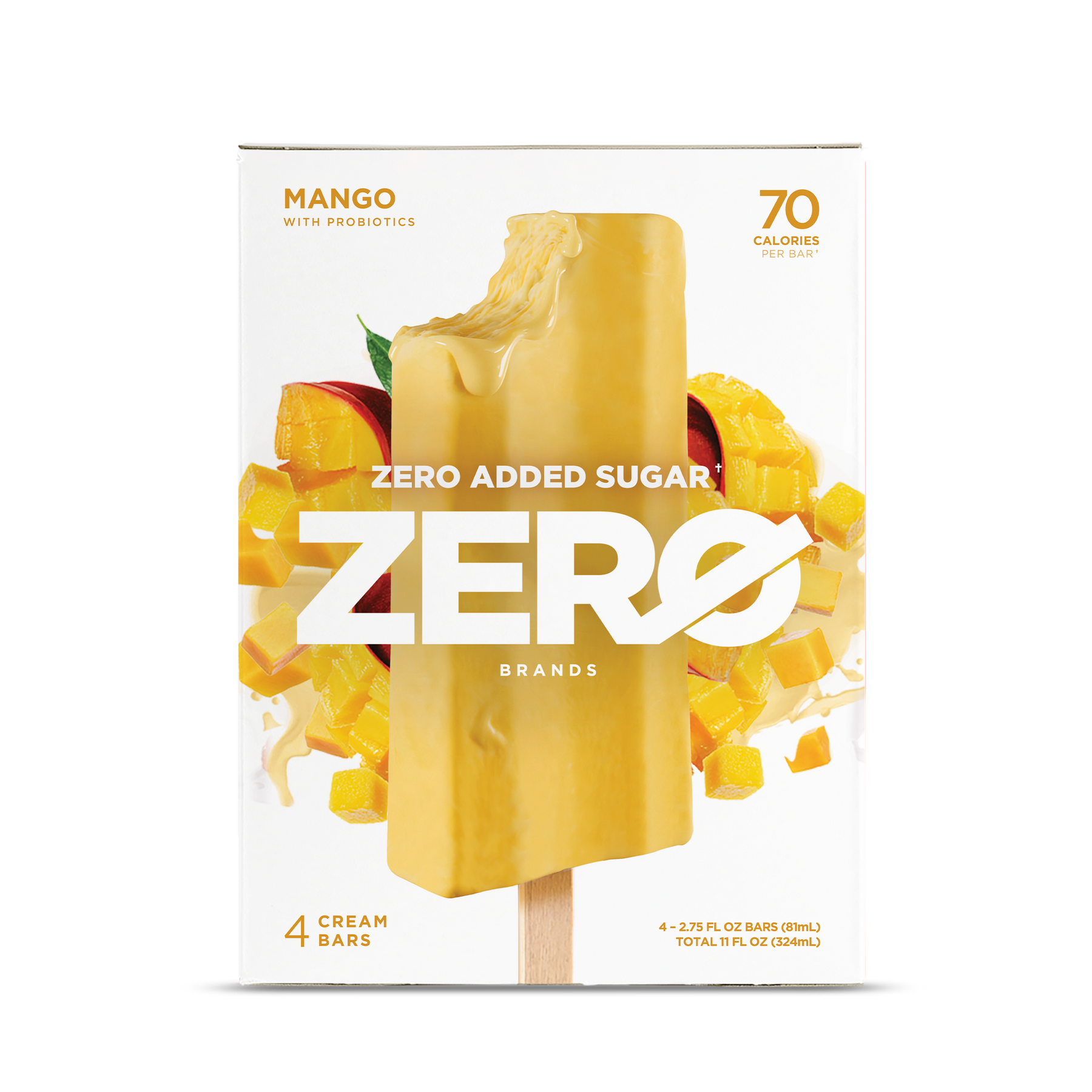 Zero Brands Fruit Cream Bars - Mango Cream